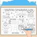 Winter Activity Placemat for Kids Printable Winter Kids Activity ...