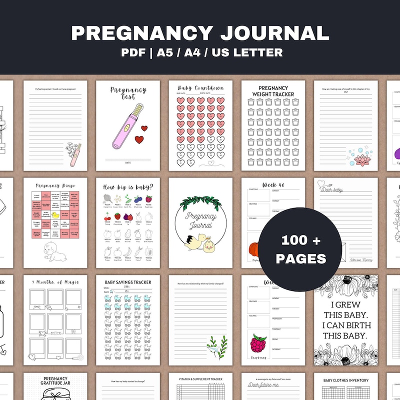 Pregnancy Journal - Etsy