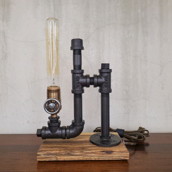 Iron Pipe Lamp - Etsy