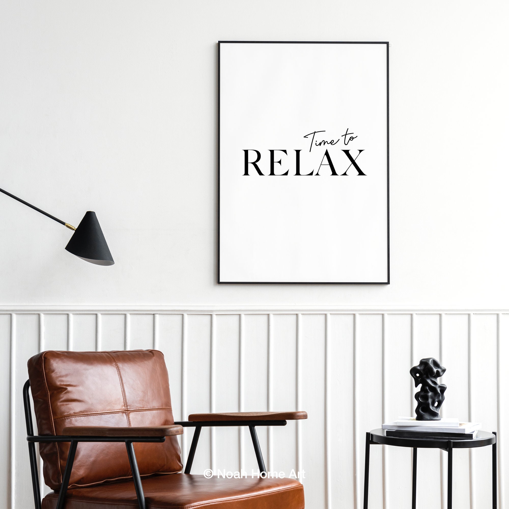 Relax Prints, Relax Printable Wall Art, Relax Wall Art, Inspiring ...