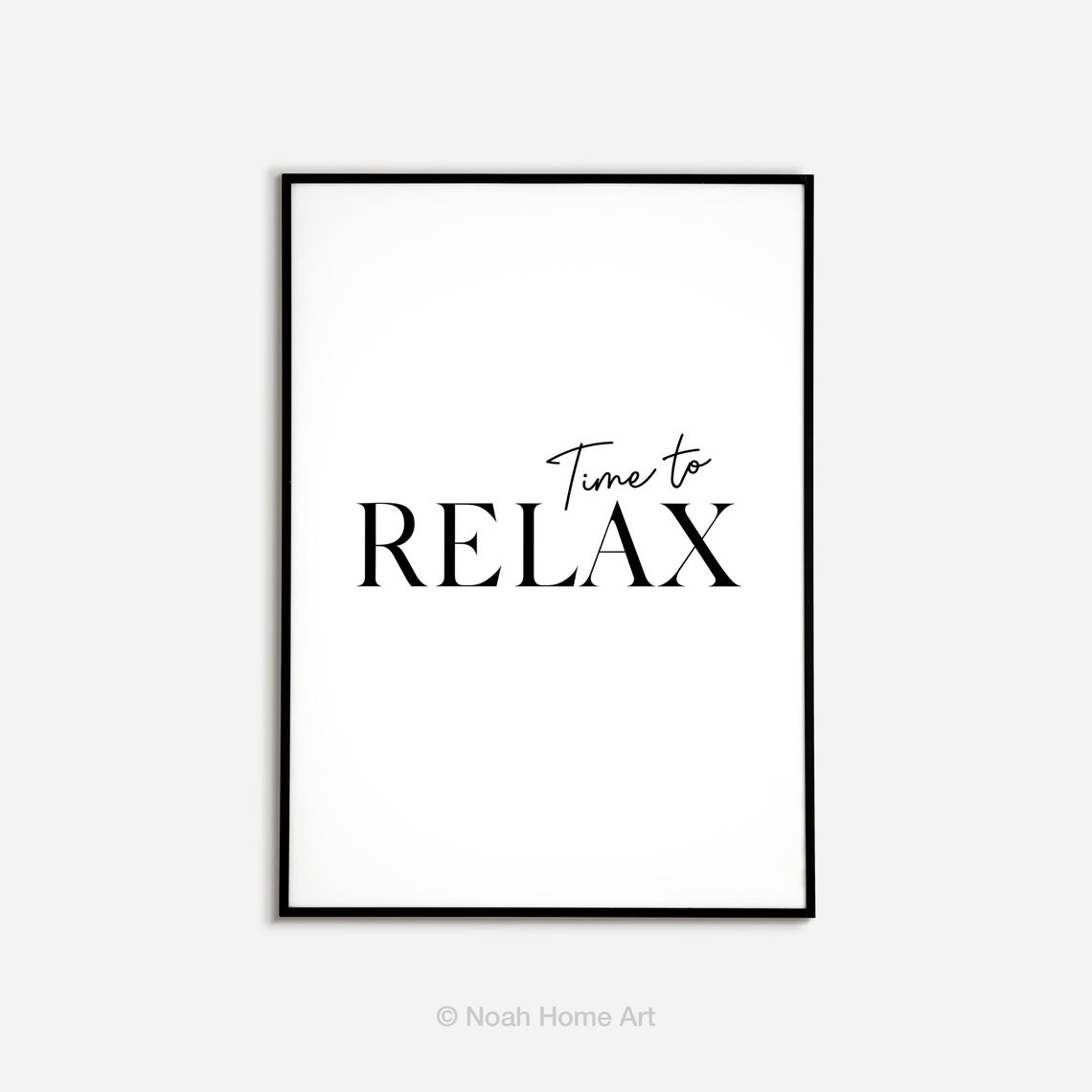 Relax Prints, Relax Printable Wall Art, Relax Wall Art, Inspiring ...