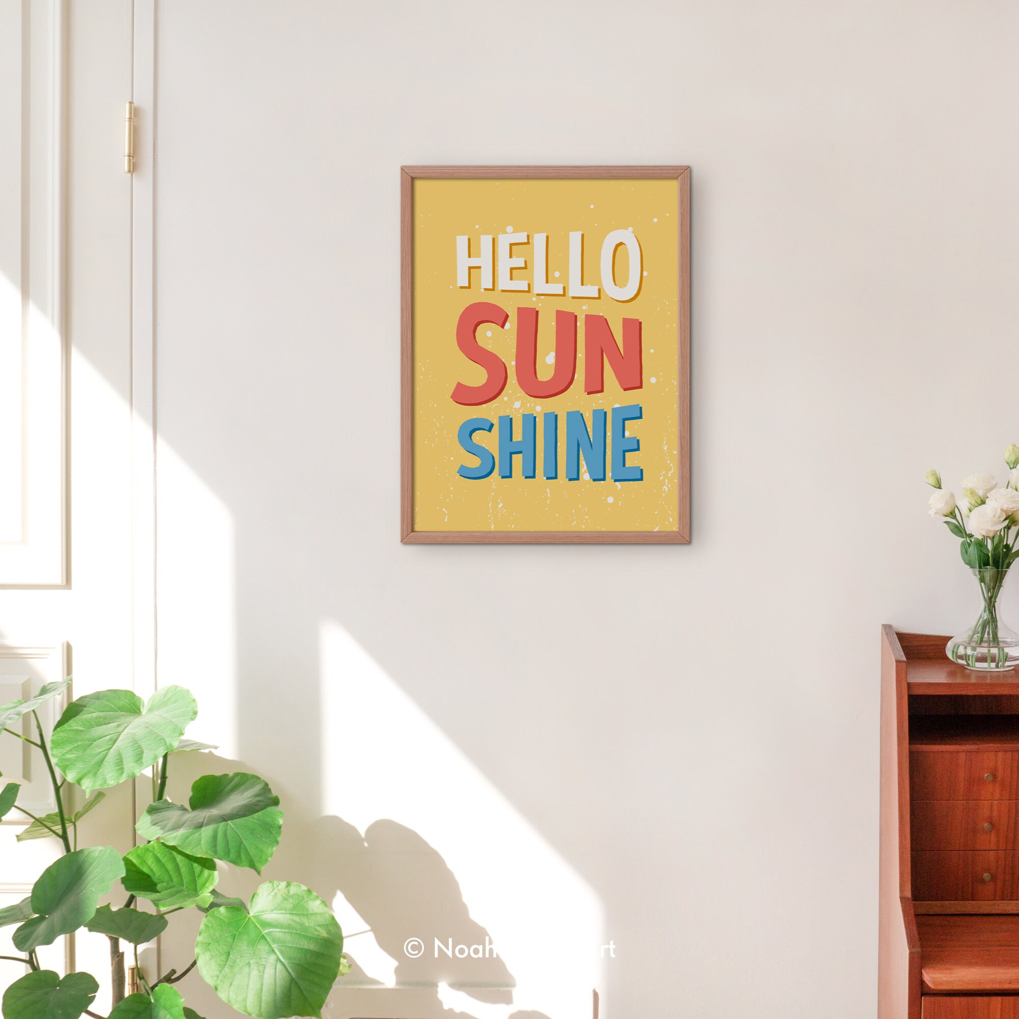 Hello Sunshine Printables, Positive Vibes Poster, Inspirational Quotes ...