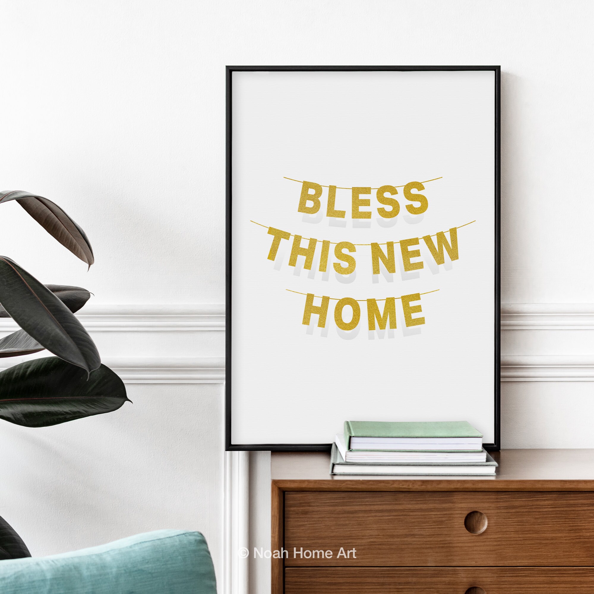 Bless This Home Printable, Welcome Sign, Entryway Wall Art. Bible Verse ...