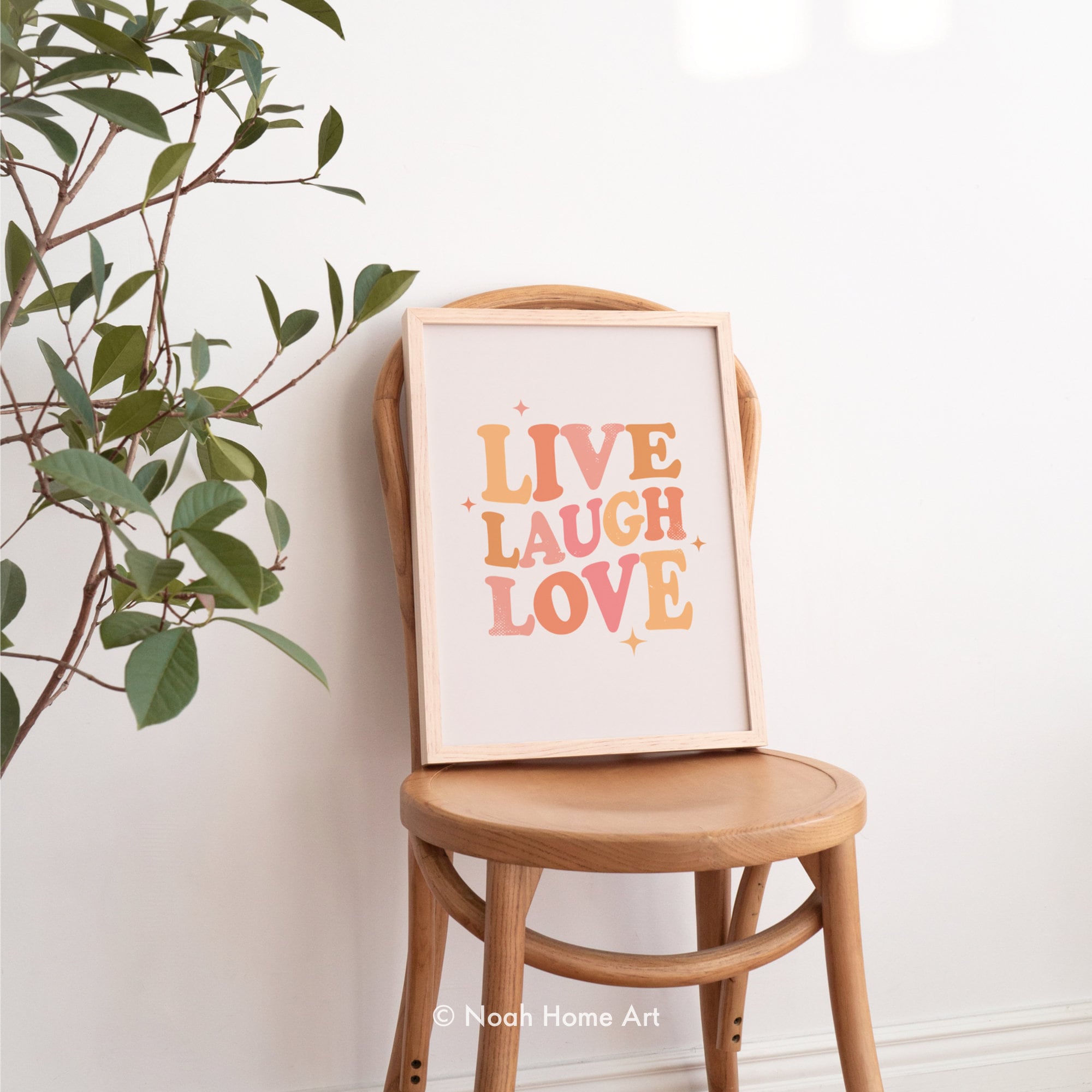Live Laugh Love Printables, Home Decor Wall Art, Inspirational Quotes ...