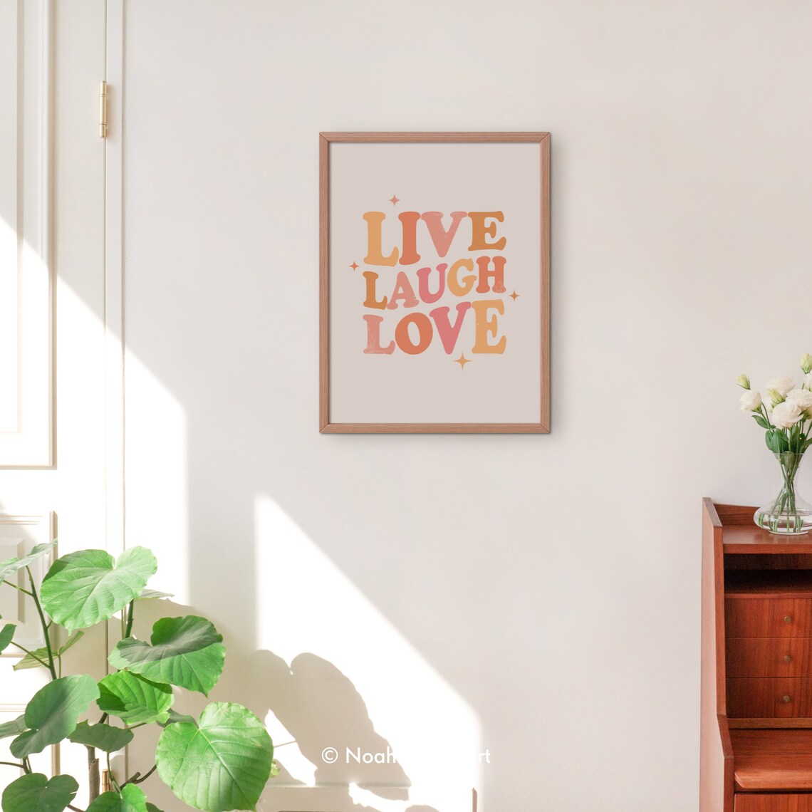 Live Laugh Love Printables, Home Decor Wall Art, Inspirational Quotes ...