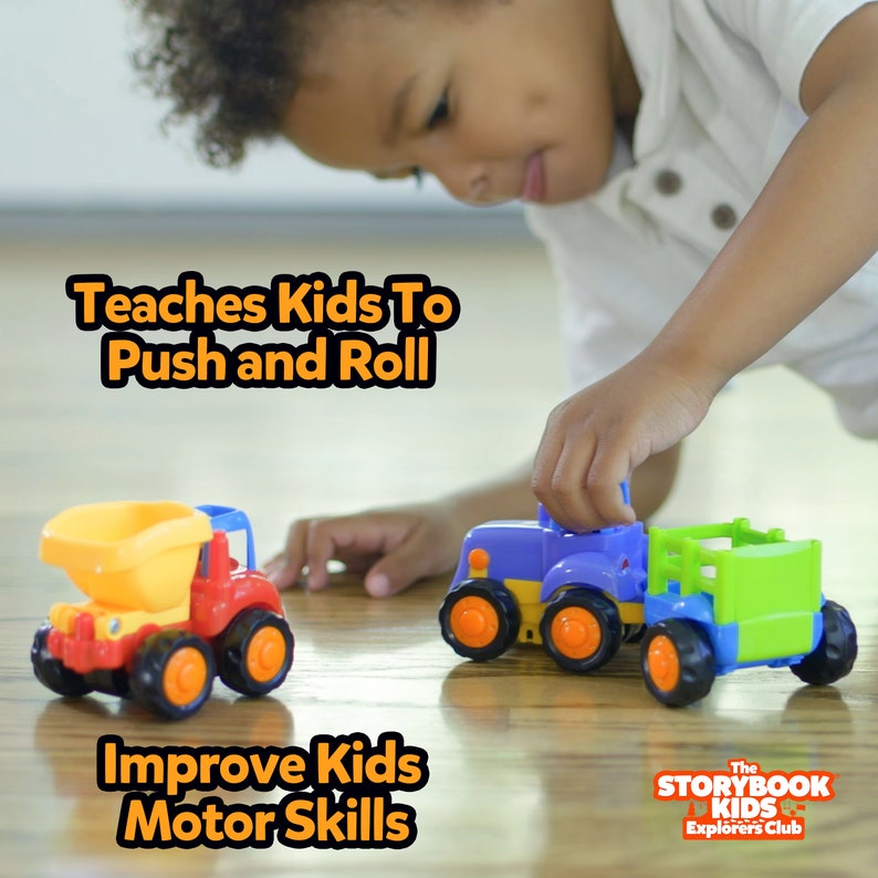 Toddler Construction Friction Truck Toys | Friction Powered Cars Toy ...