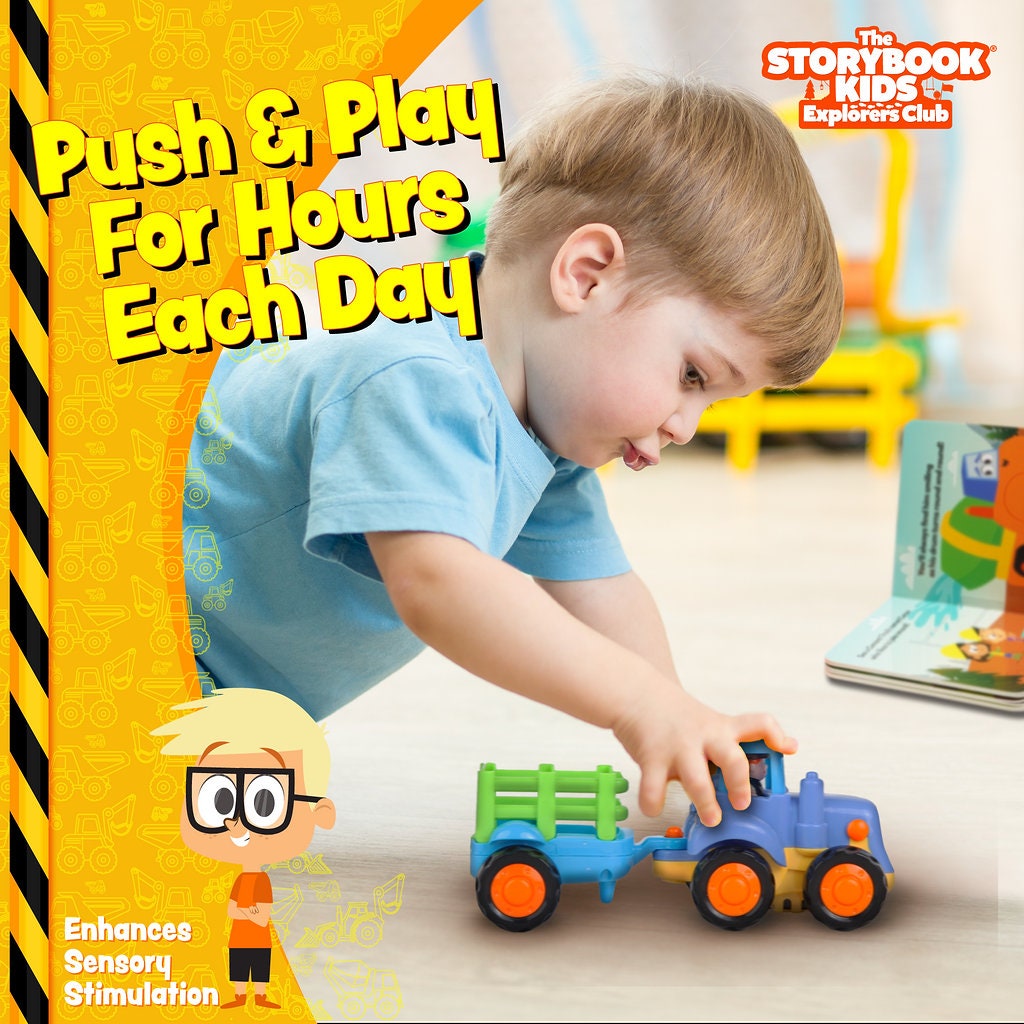 Toddler Construction Friction Truck Toys | Friction Powered Cars Toy ...