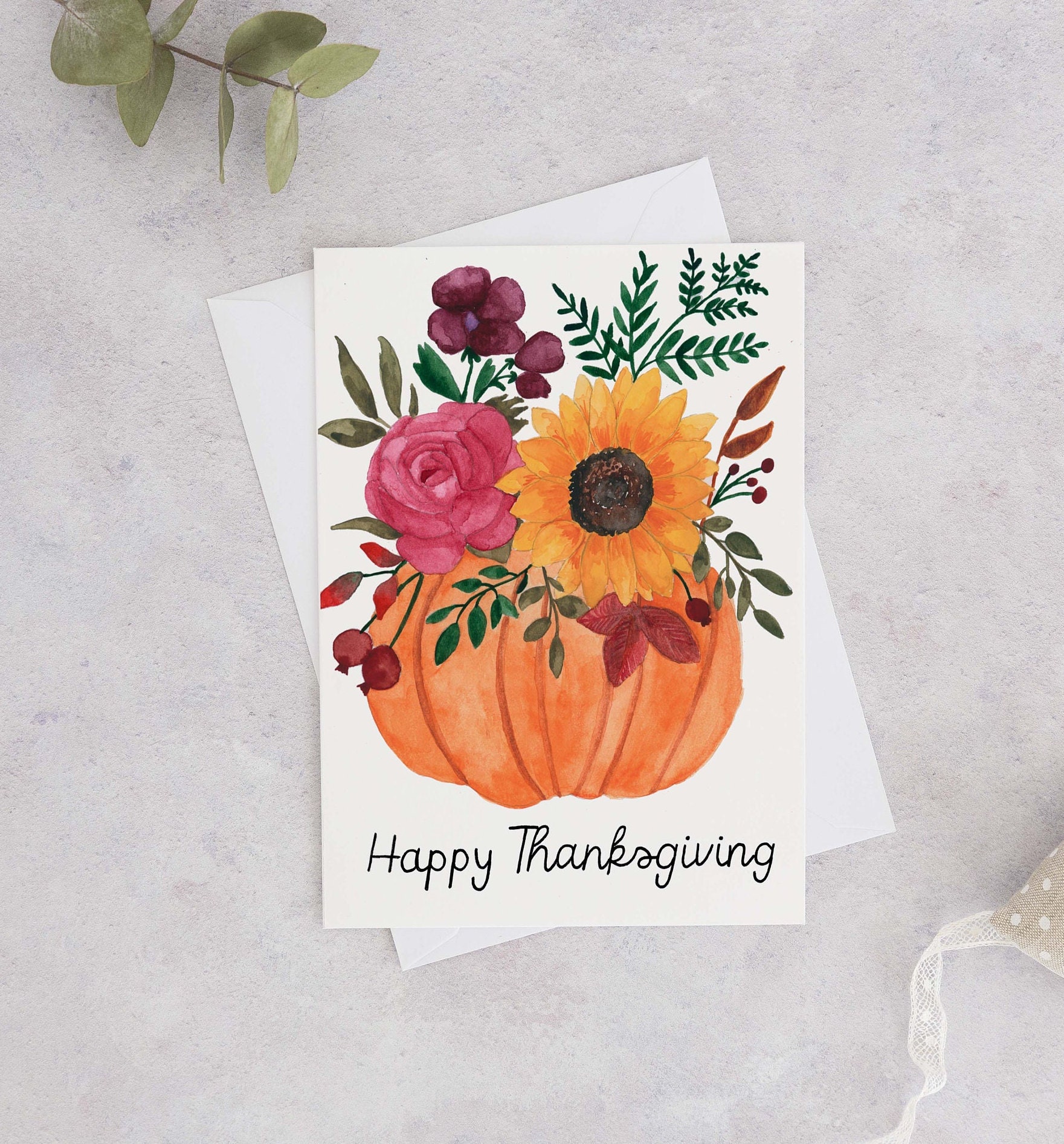 Cute Handmade Thanksgiving Cards
