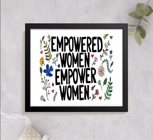 Empowered Women Empower Women Watercolour Feminist Print - Etsy