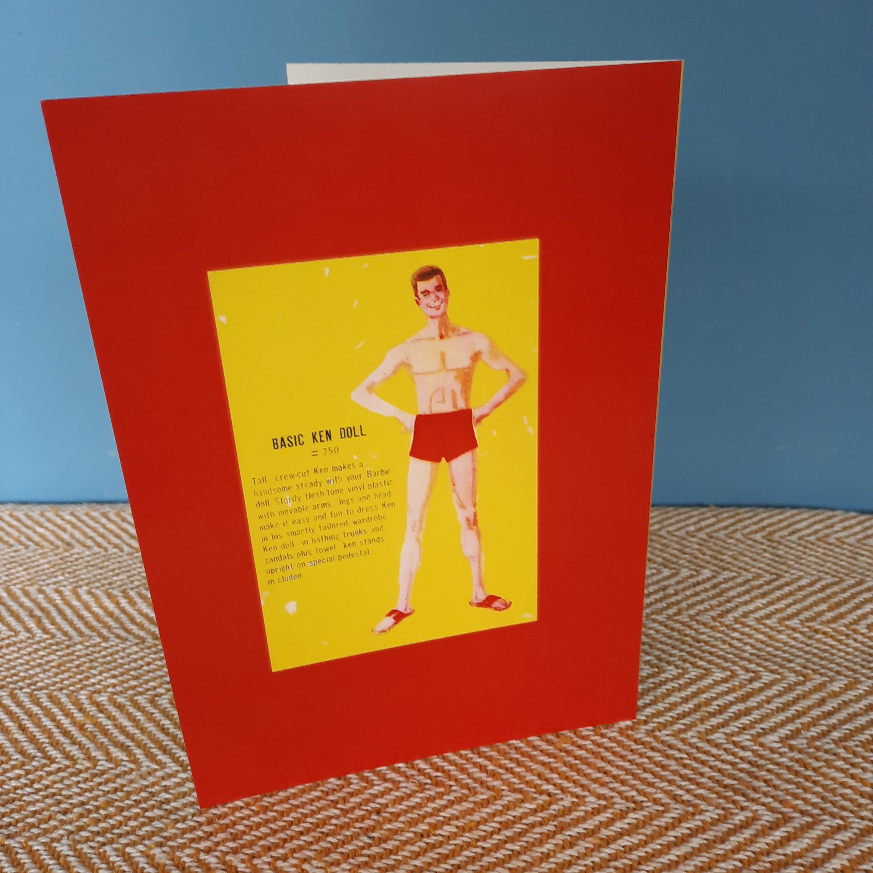 Basic Ken Barbie and Ken Retro Style Greetings Card A5 - Etsy