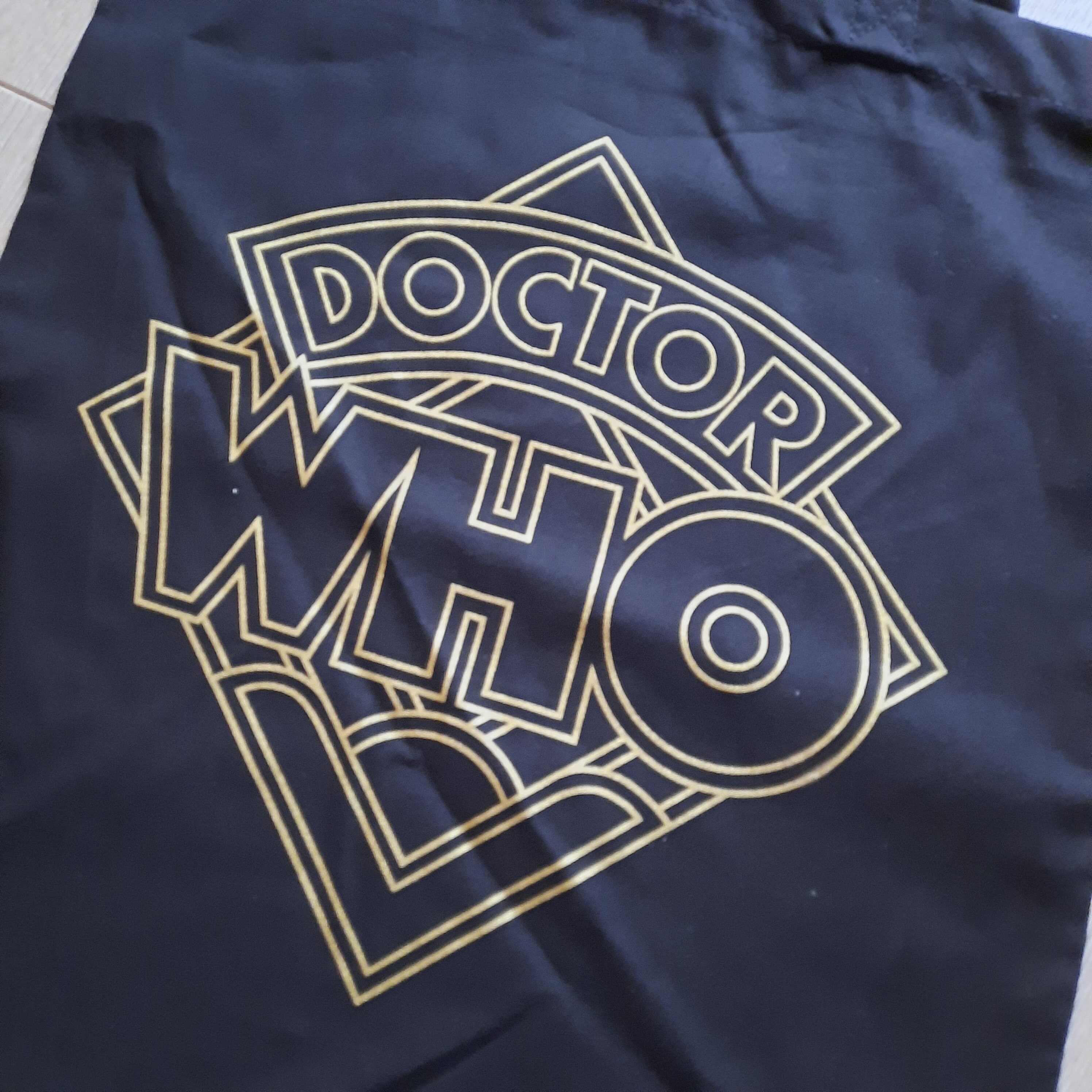 Doctor Who: Gold Diamond Logo Black Tote Bag - Etsy