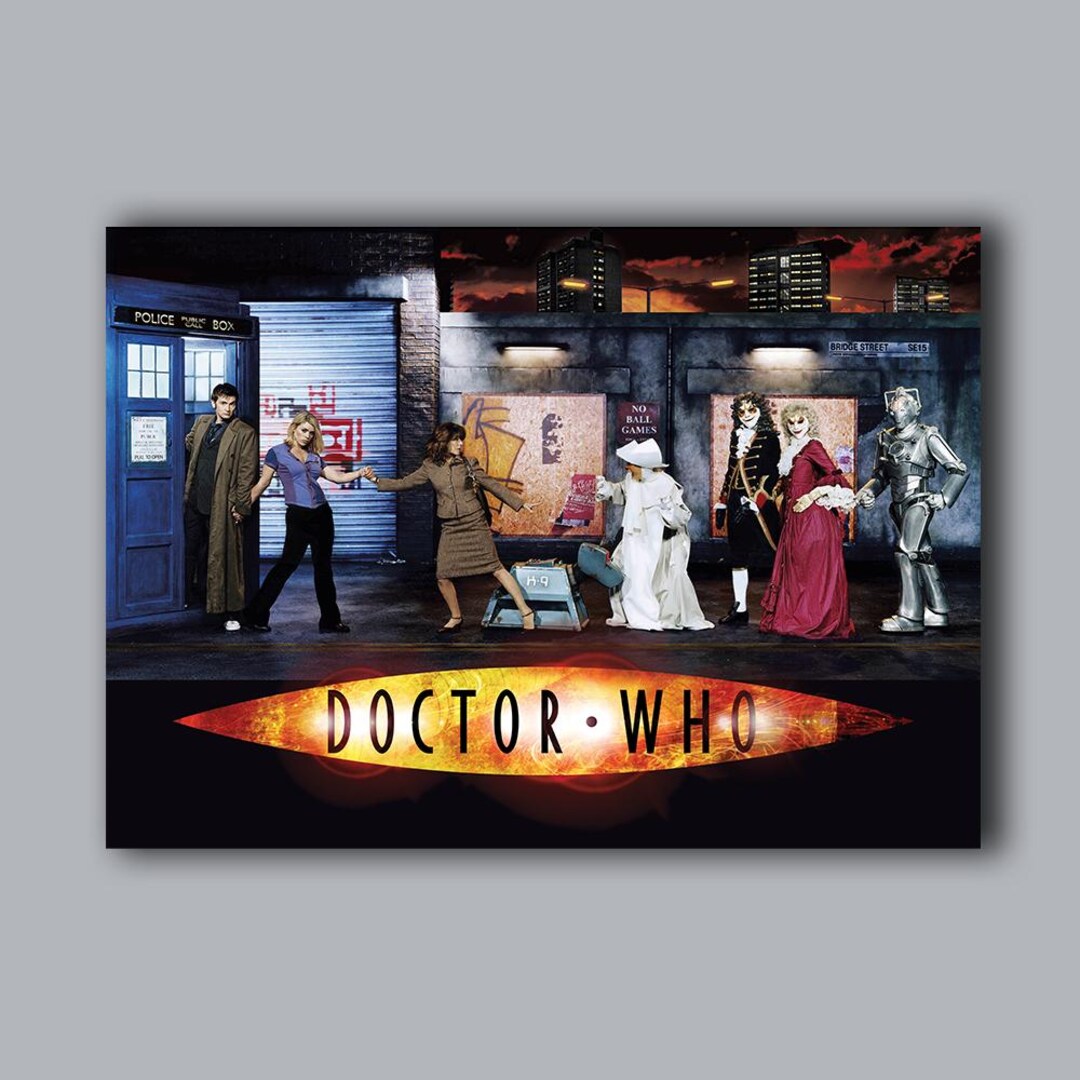 Doctor Who Season 2 Promo Image & Logo A3 Art Print Featuring David ...