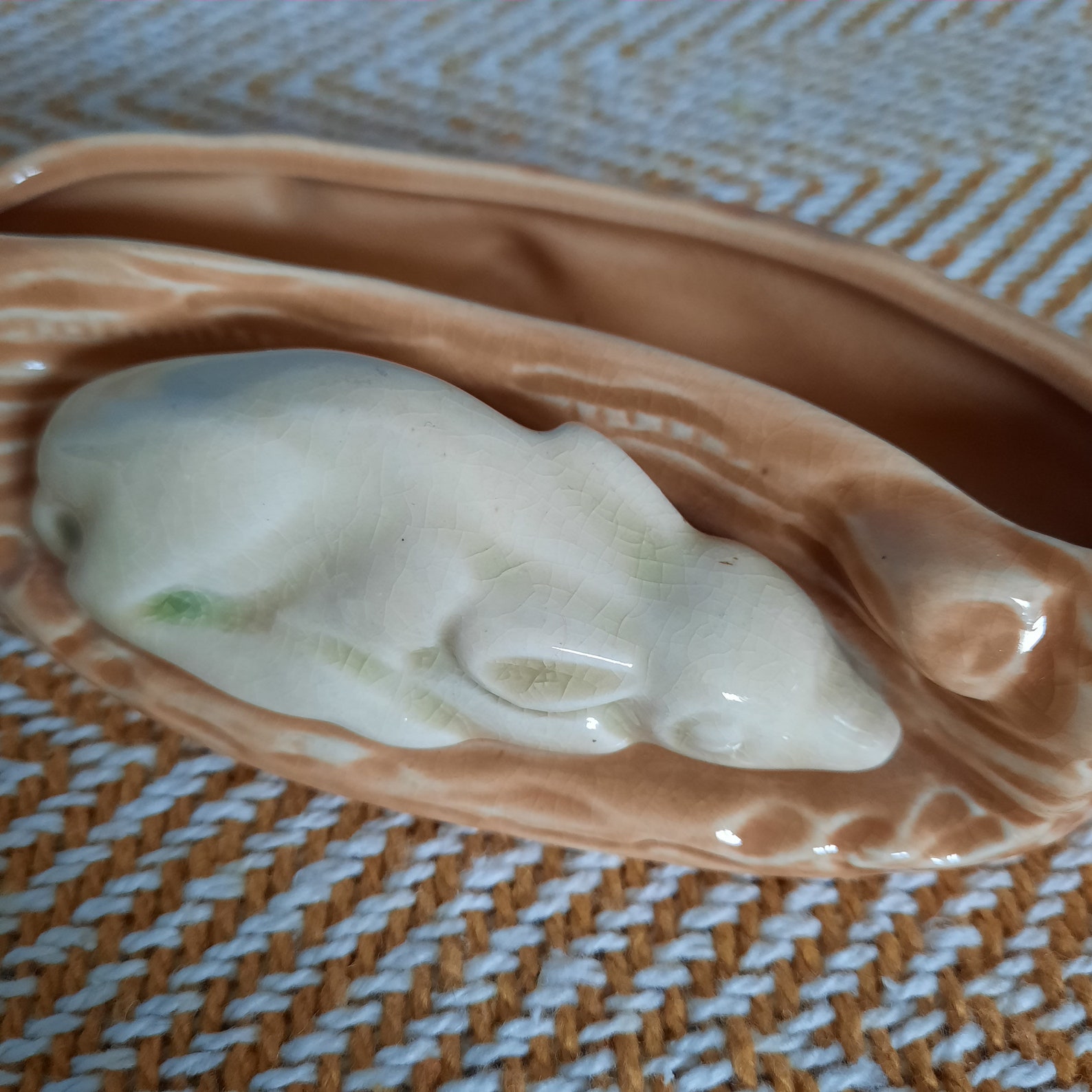Rare Early Hornsea Pottery: Sleeping Doe Posey Trough From 1952 - Etsy