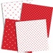 Valentine's Heart Digital Papers, Red and White Hearts, Heart ...