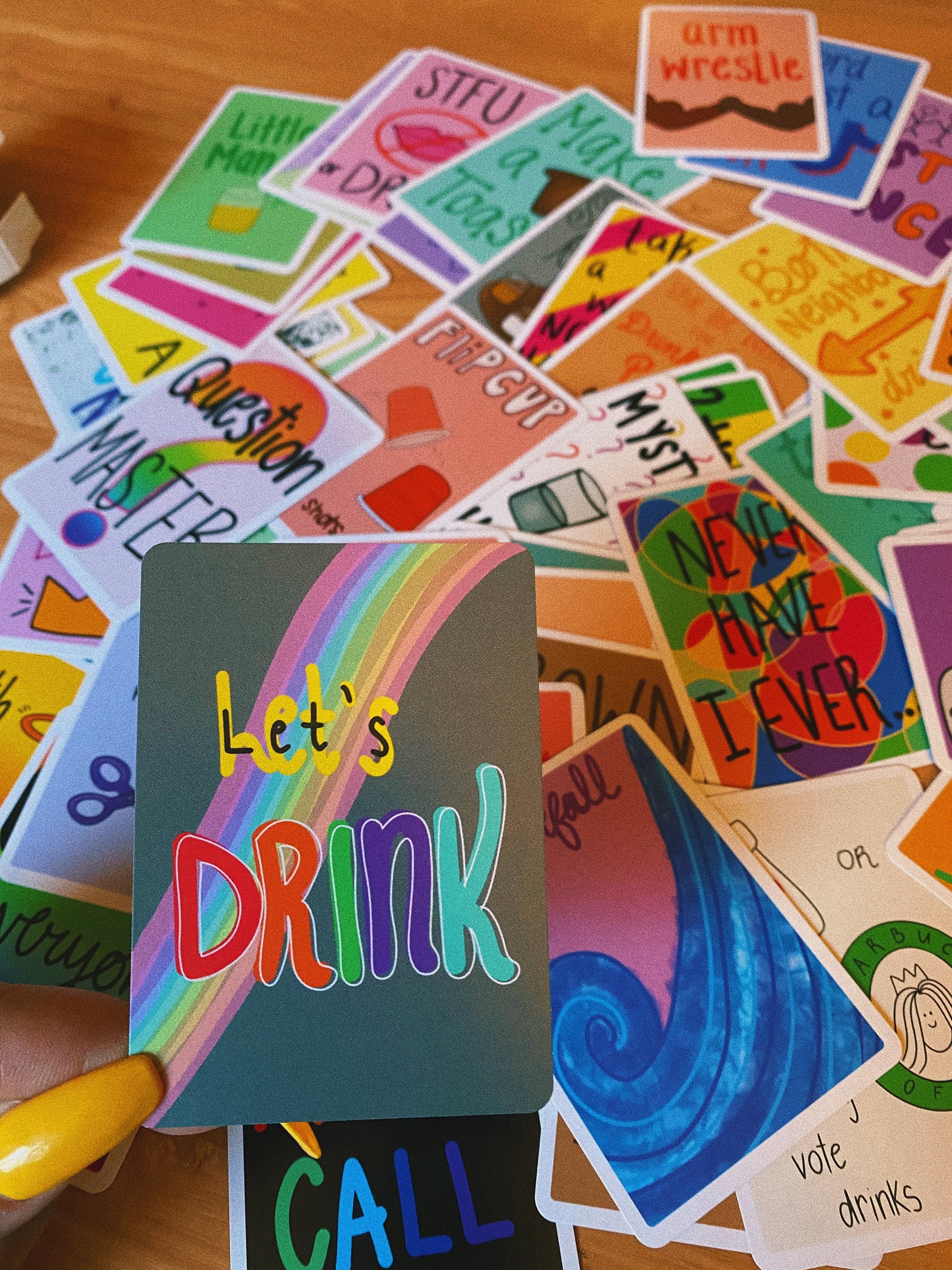 Let’s Drink Get Drunk Card Game Birthday Christmas Fun Gift Drinking Game - Etsy