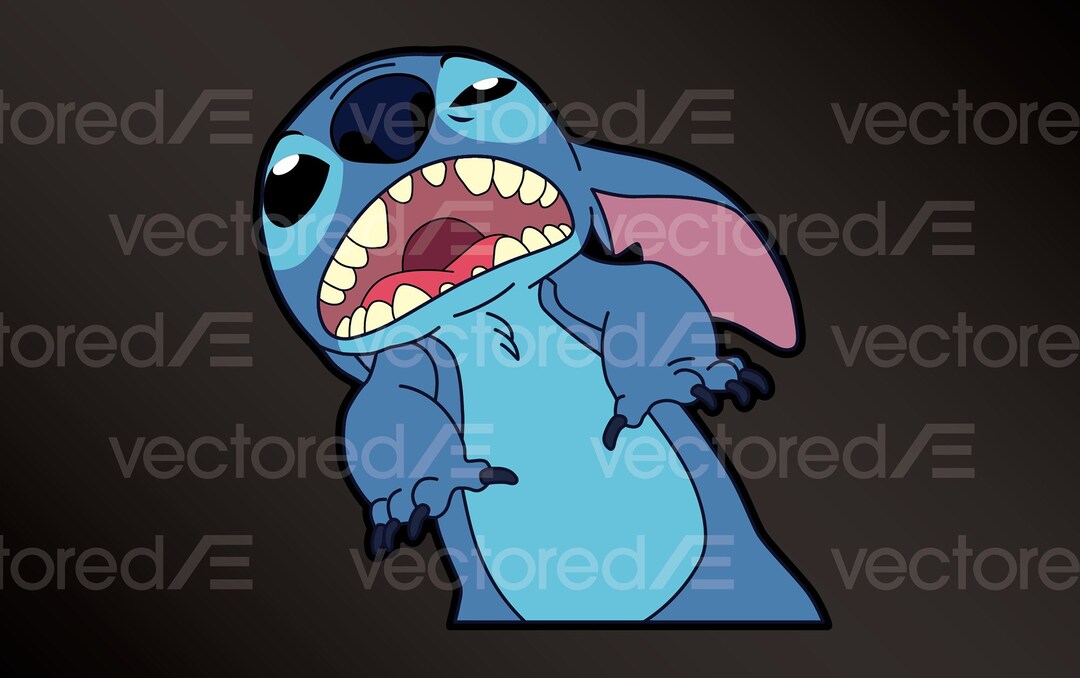 Stitch in Disbelief Sticker - Etsy