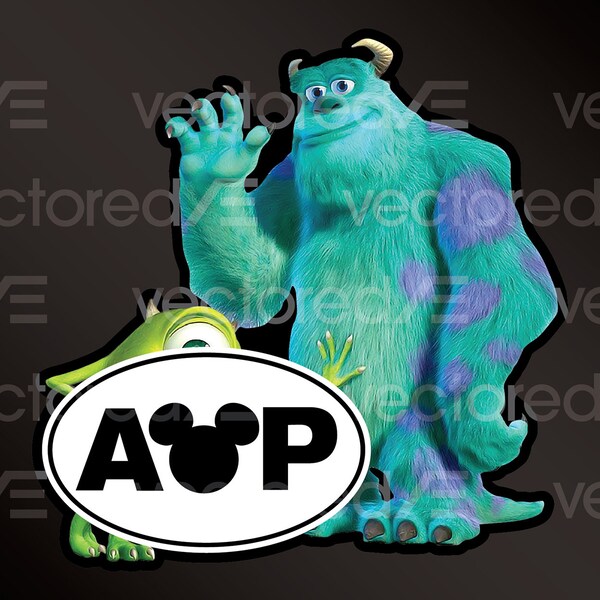 Mike and Sully - Etsy