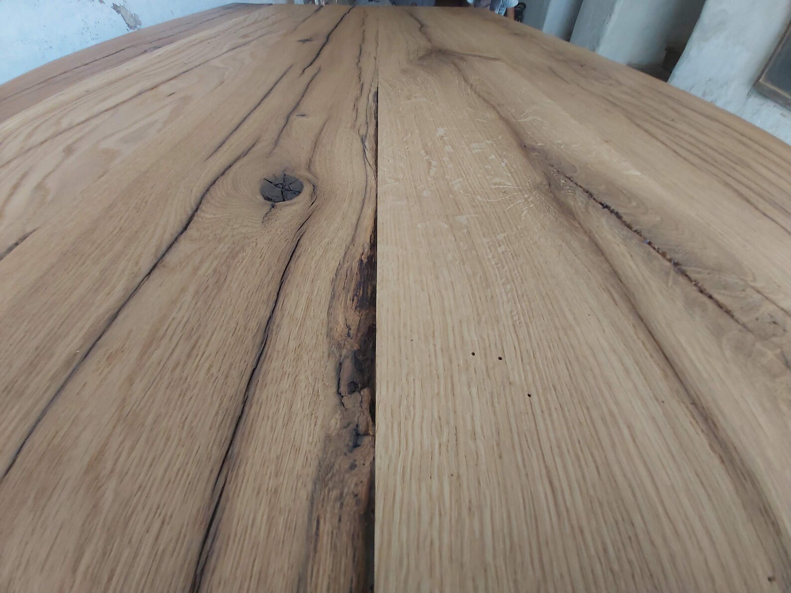 Antique Wood Dining Table. - Etsy