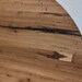 Round Table Top in Reclaimed Oak With a Unique Texture - Etsy