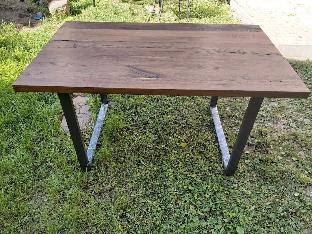 Antique Wood Dining Table. - Etsy