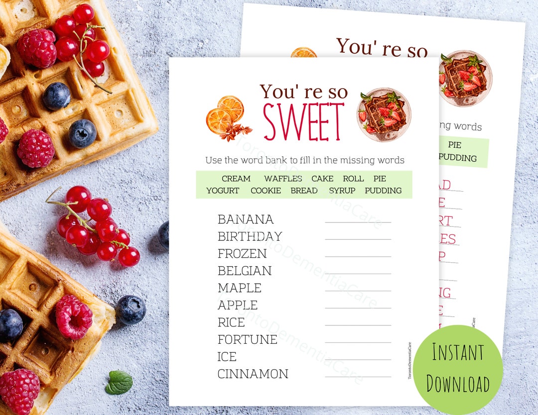 Sweets, Matching Game, Dementia Worksheets, Dementia Activities ...