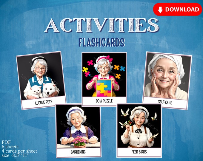 Classic Hollywood Reminiscing Flashcards Dementia Activity Alzheimers ...