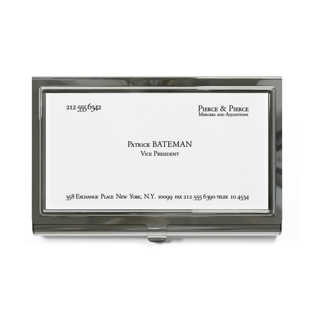 Patrick Bateman Business Card Holder, American Psycho Office ...
