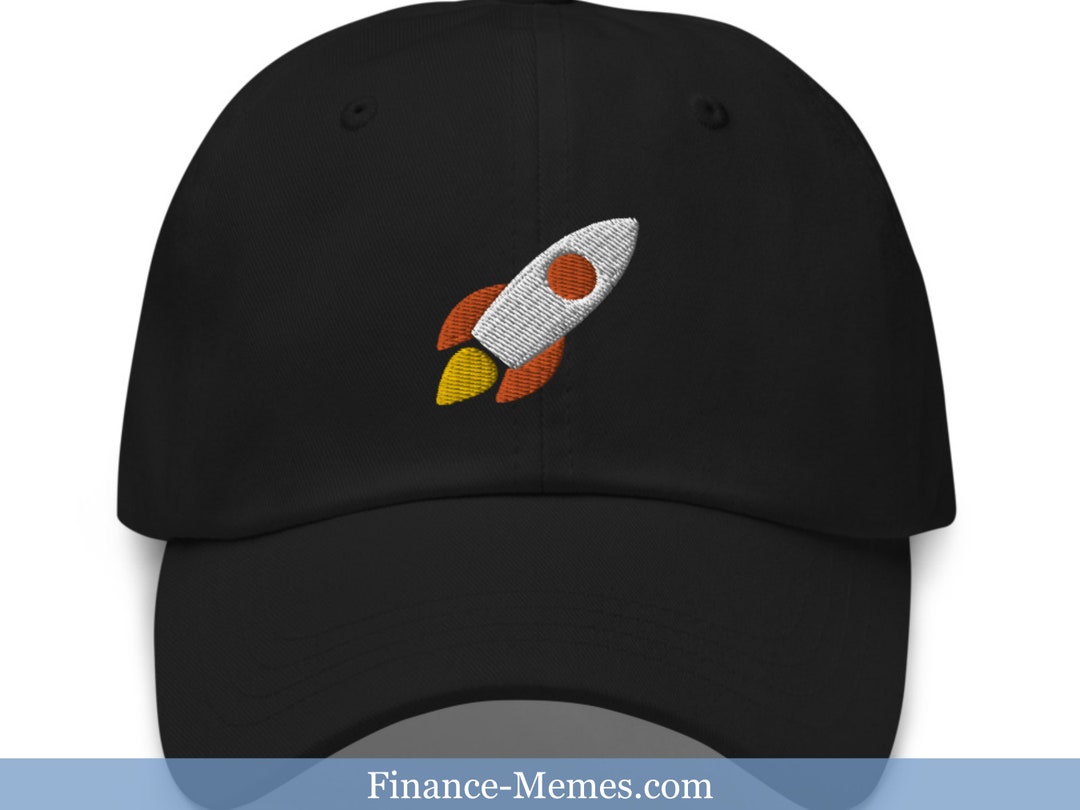 Rocket Emoji Hat Embroidered, WSB Rocket to the Moon, Wallstreetbets ...