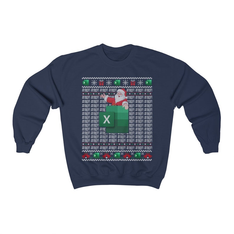 Excel Ref Error Spreadsheet Ugly Christmas Sweater Excel Etsy