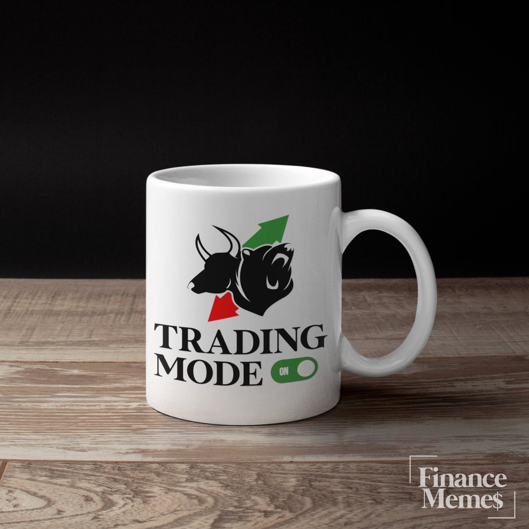 Trading Mode Ceramic Mug - Stock Market Investor Gift - Etsy
