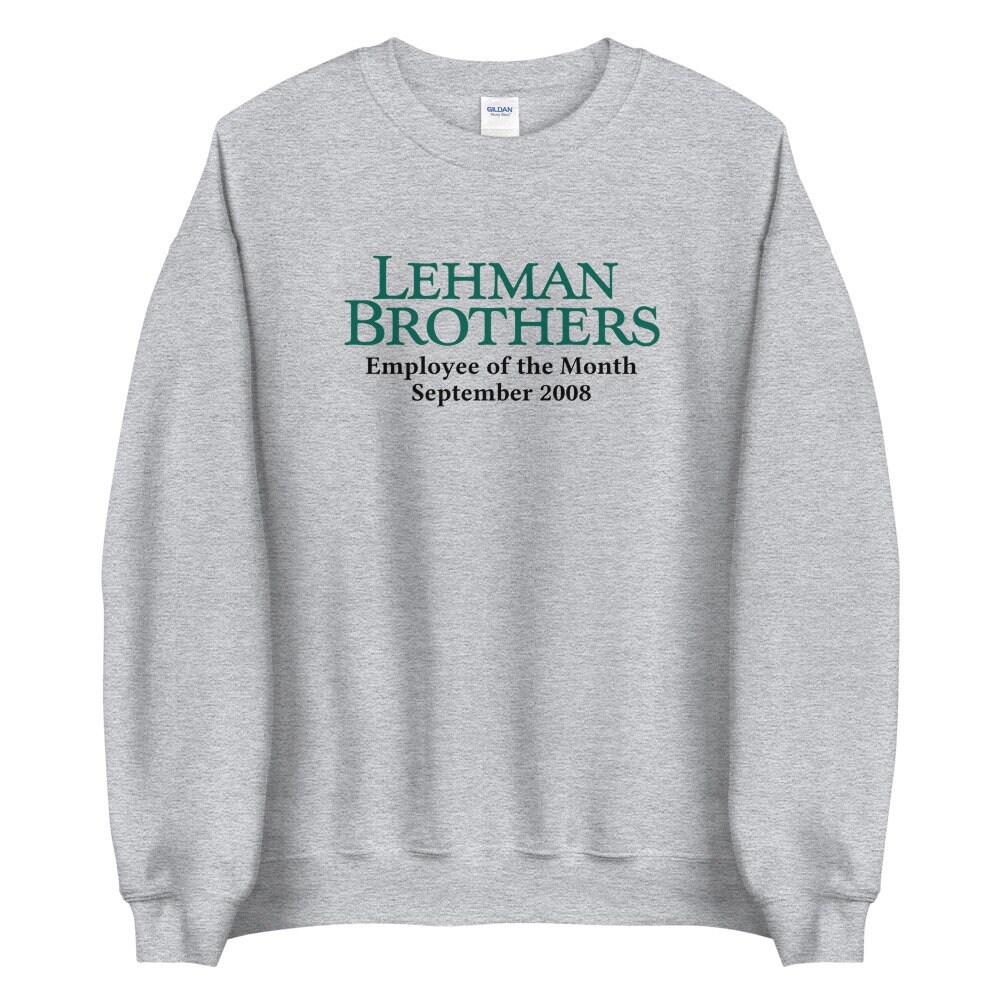 Lehman Brothers Sweatshirt | Finance Meme Gift for Traders - Etsy