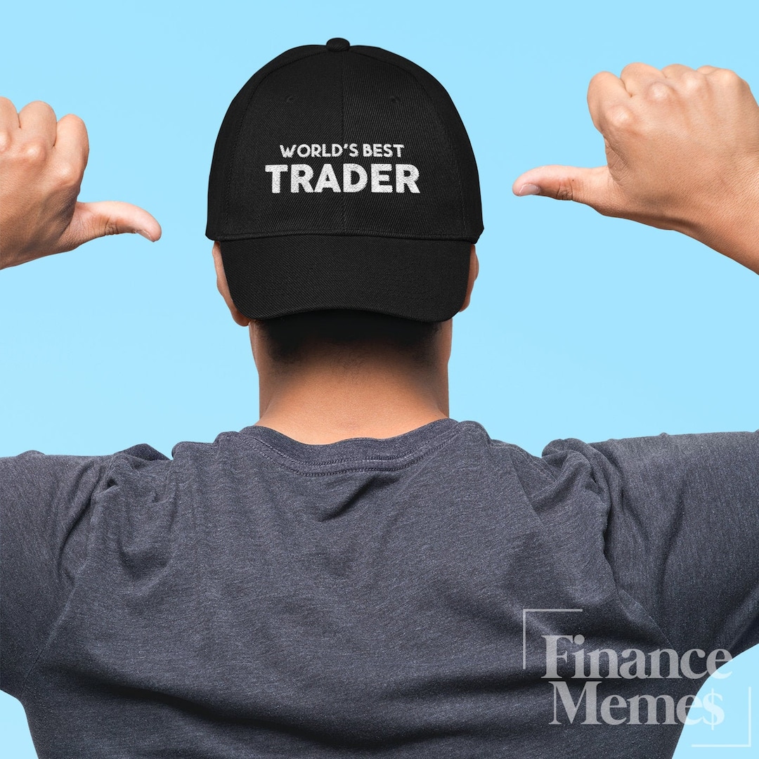 World's Best Trader Stock Market Trader Hat Investing Gift for Him ...