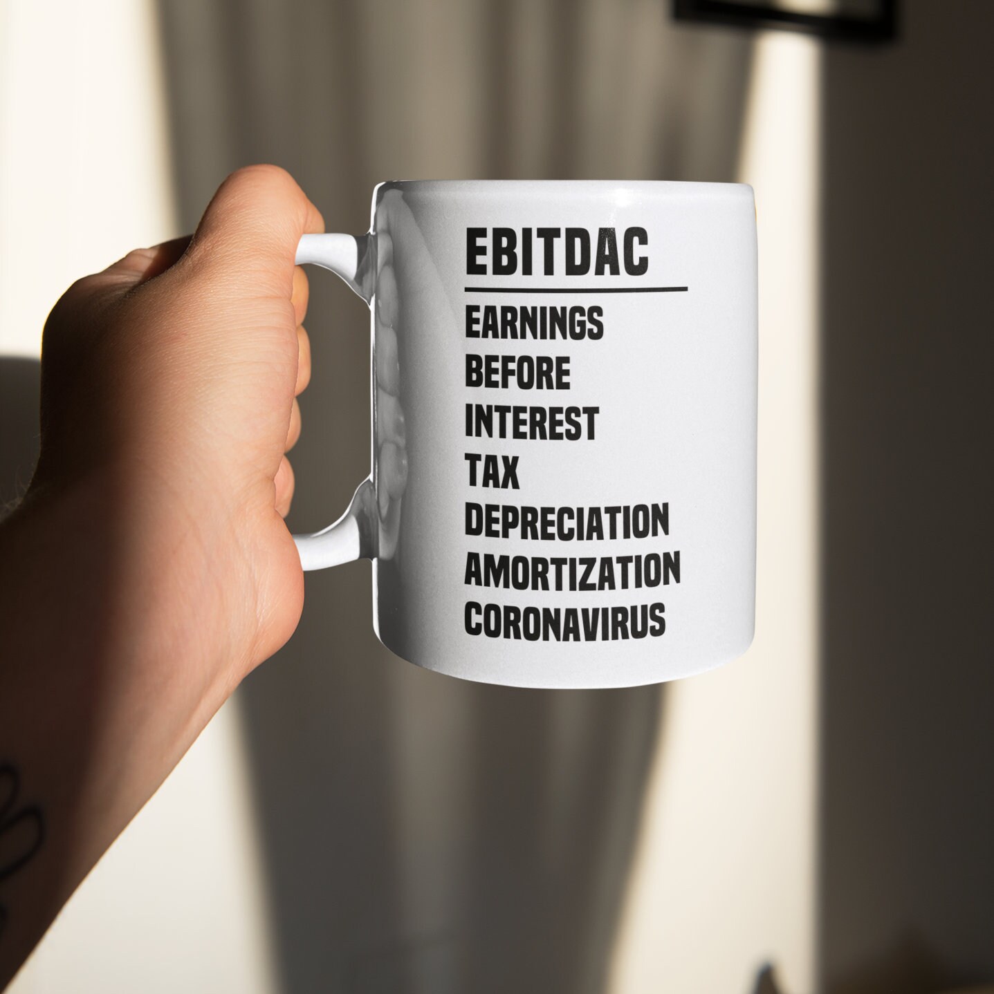 EBITDAC Finance Mug - Etsy UK