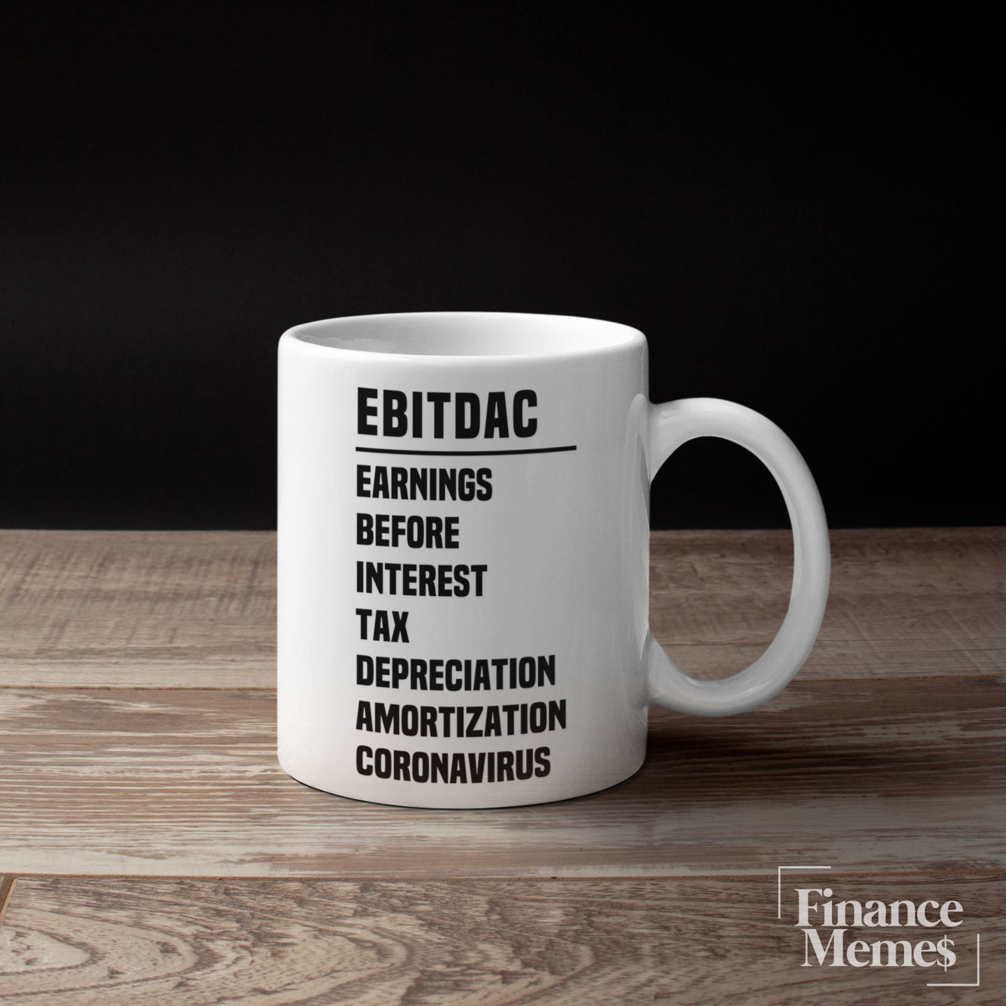 EBITDAC Finance Mug - Etsy UK