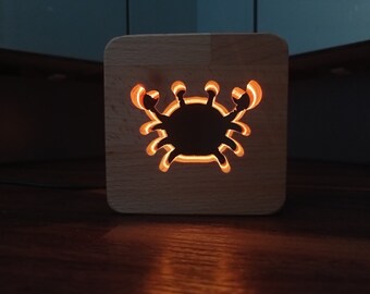 Crab Lamp - Etsy