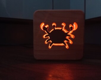 Crab Led Light - Etsy