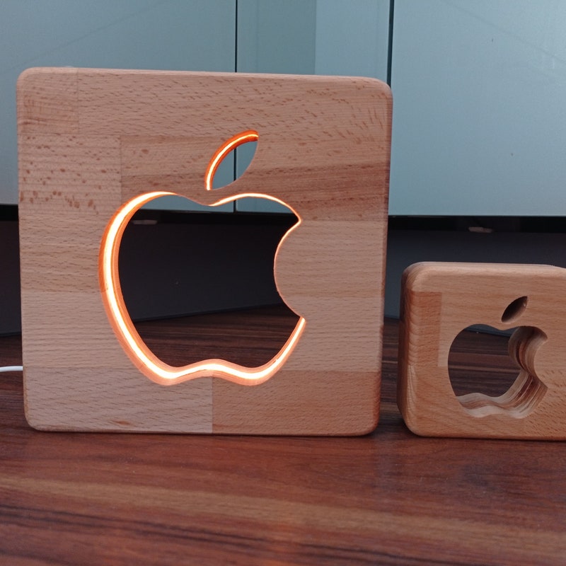 Apple Night Light - Etsy