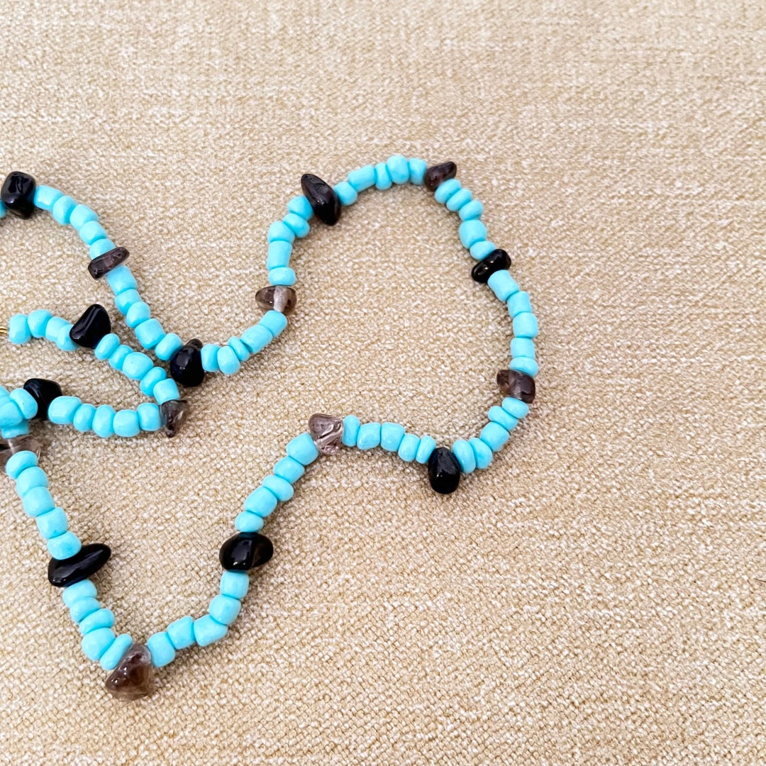 BLUE BLACK OBSIDIAN - Etsy