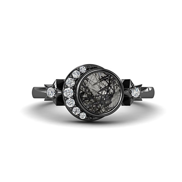 Black Metal Ring - Etsy