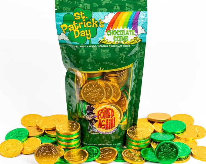 St. Patrick's Day Chocolate Coins - Etsy