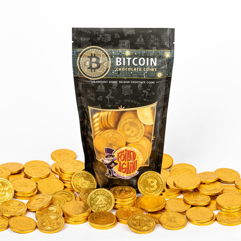 Bitcoin Cryptocurrency Chocolate Coins - Etsy