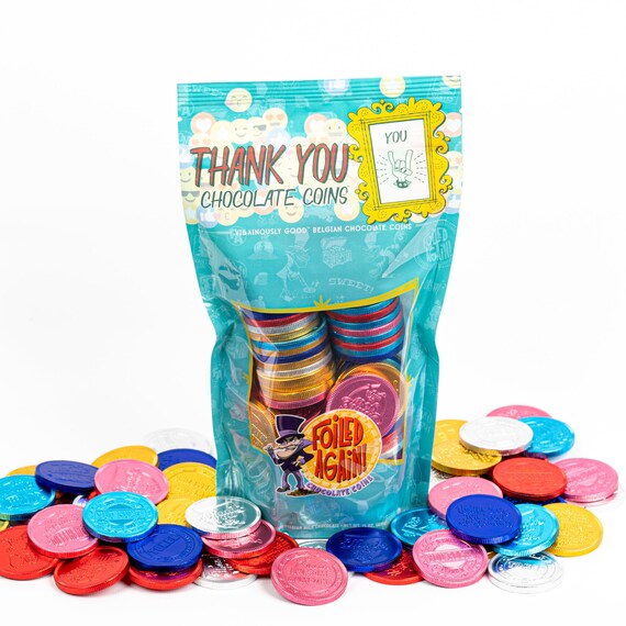 Thank You Chocolate Coins - Etsy