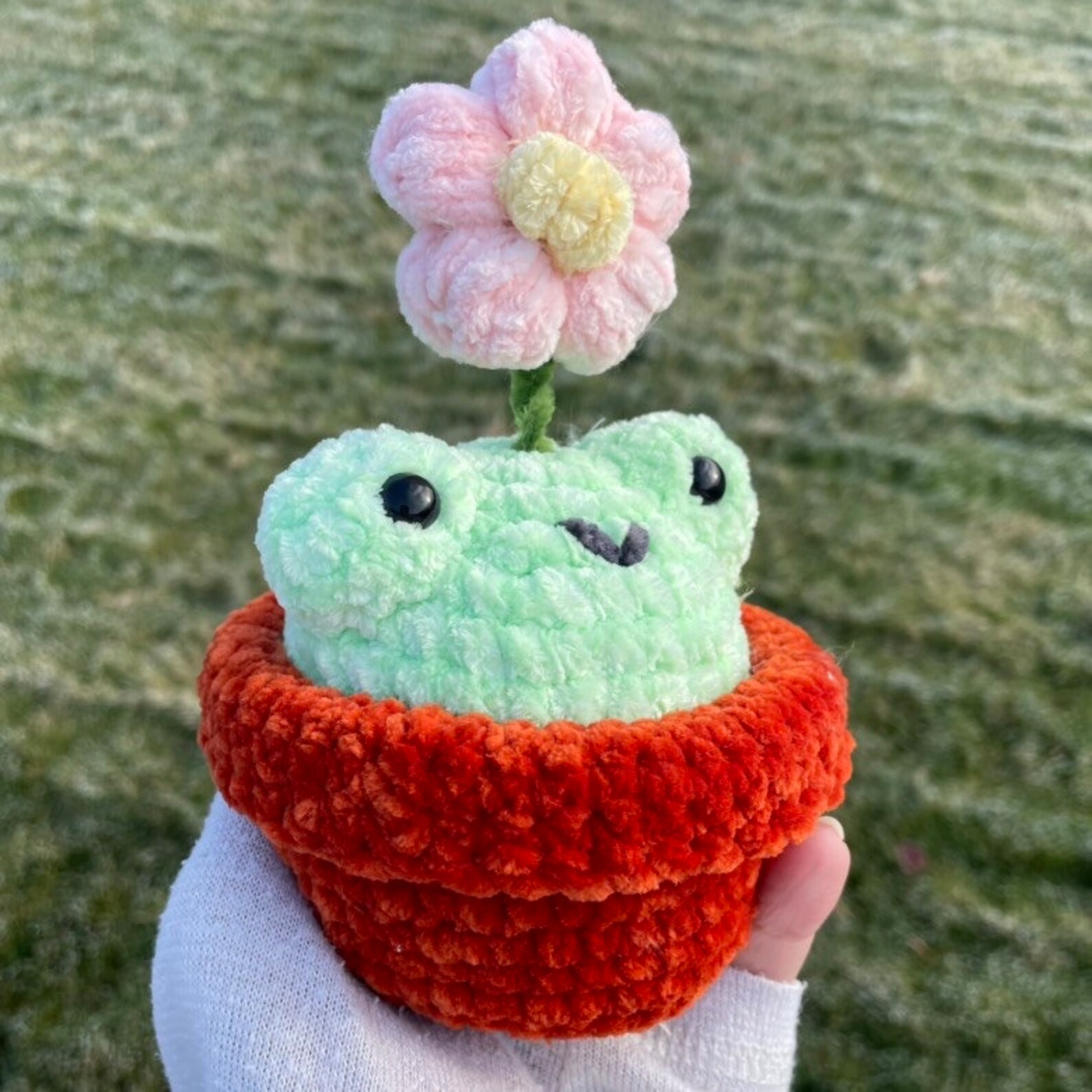 Flower Frog in Pot Plushie | Frog in a Pot Plushie | Flower Frog ...