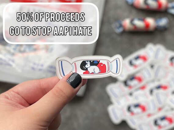 White Rabbit Candy FUNDRAISER Sticker - Etsy