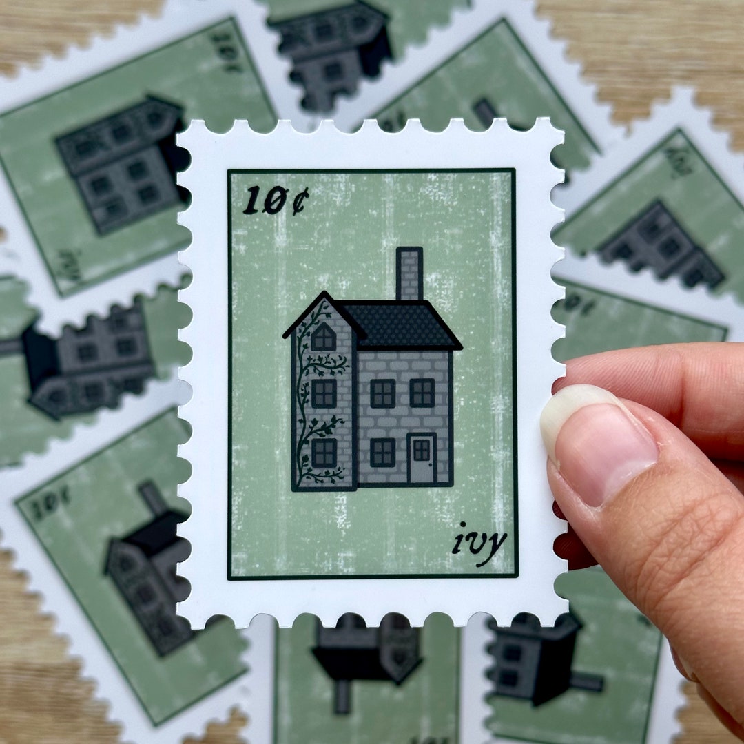 Ivy Stamp Sticker | Ivy Sticker | Glossy Waterproof Sticker | Ivy ...