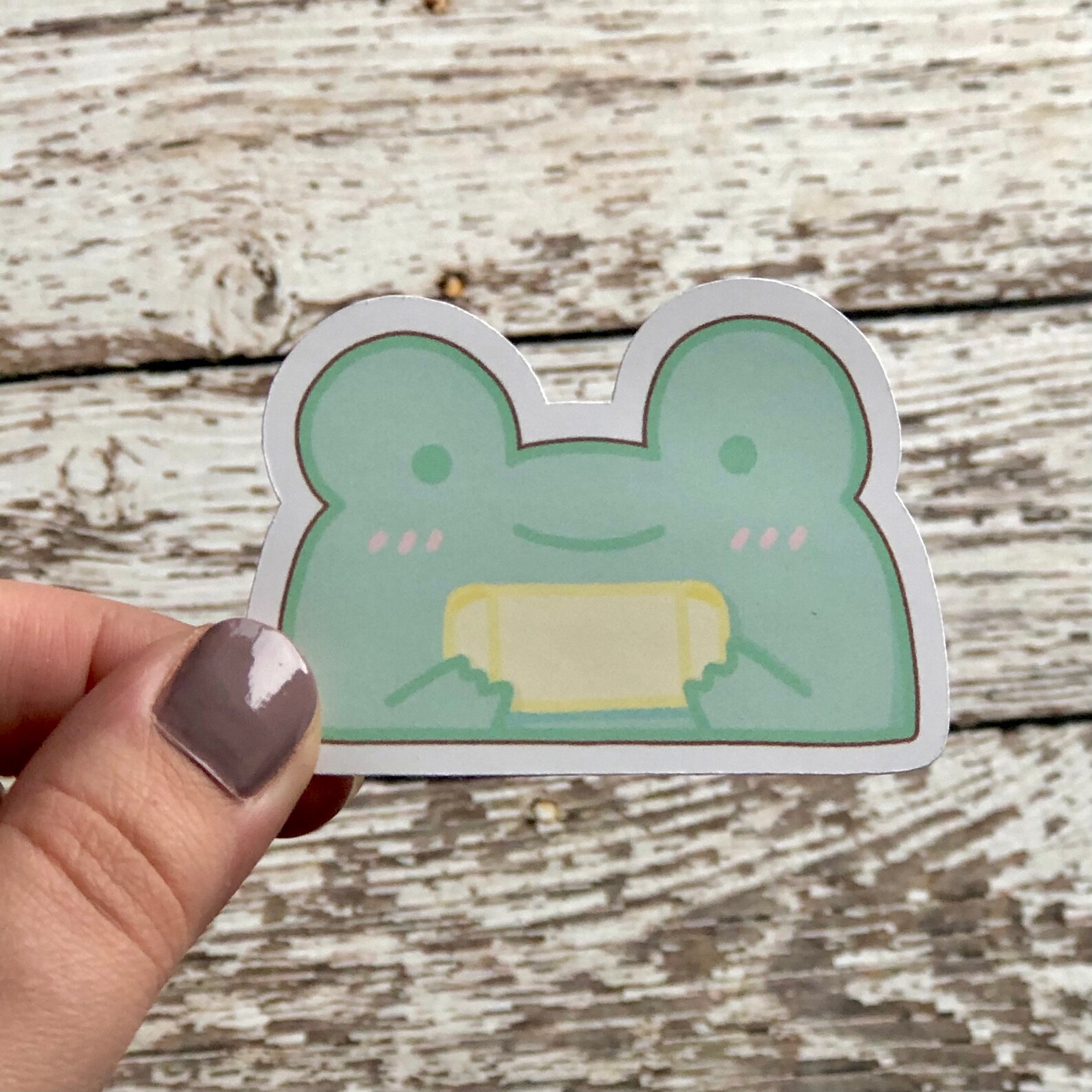 5-pack Frog Die-cut Stickers (pack A) - Etsy