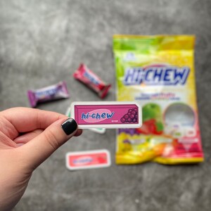 Hi-chew FUNDRAISER Set of 3 Stickers - Etsy