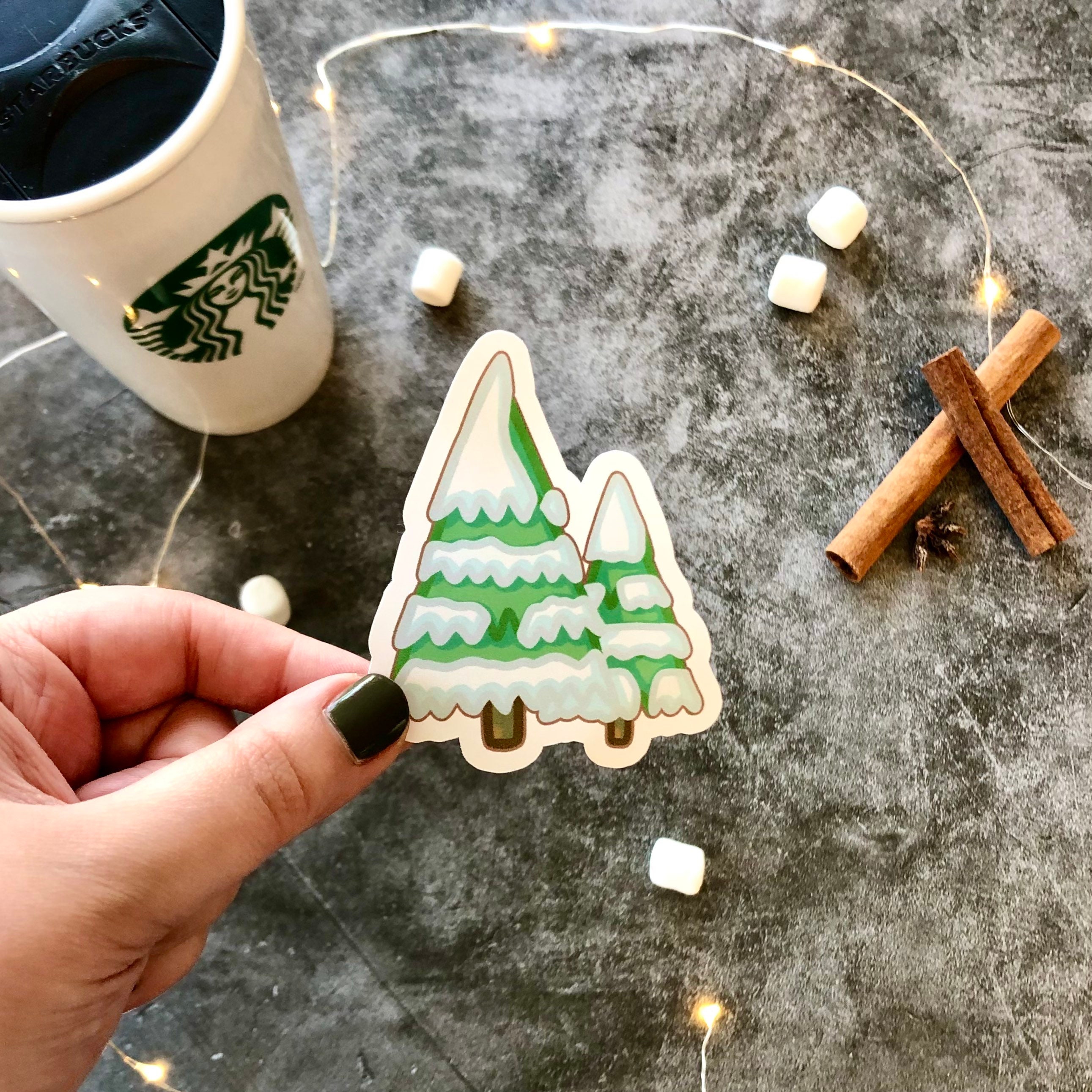 5-pack Winter Die-cut Stickers - Etsy