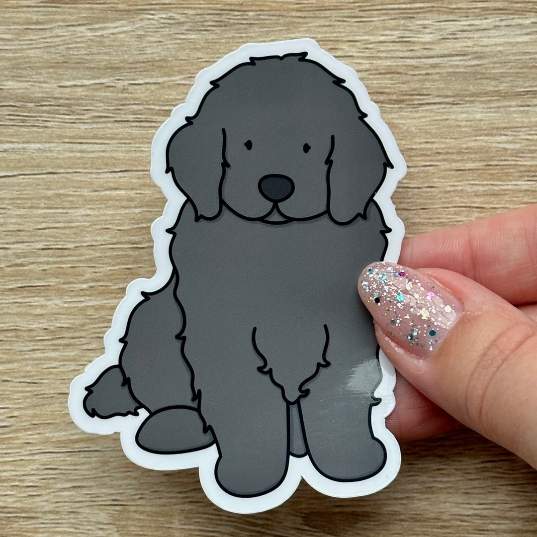 Newfoundland Sticker | Dog Sticker | Cute Dog Sticker | Cute Sticker ...