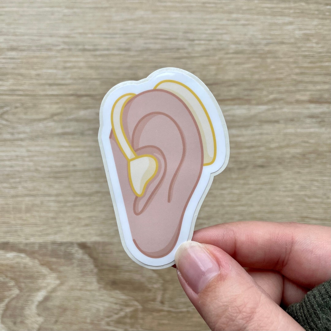 Hearing Aid FUNDRAISER Sticker | Hard of Hearing Sticker | Audiology ...